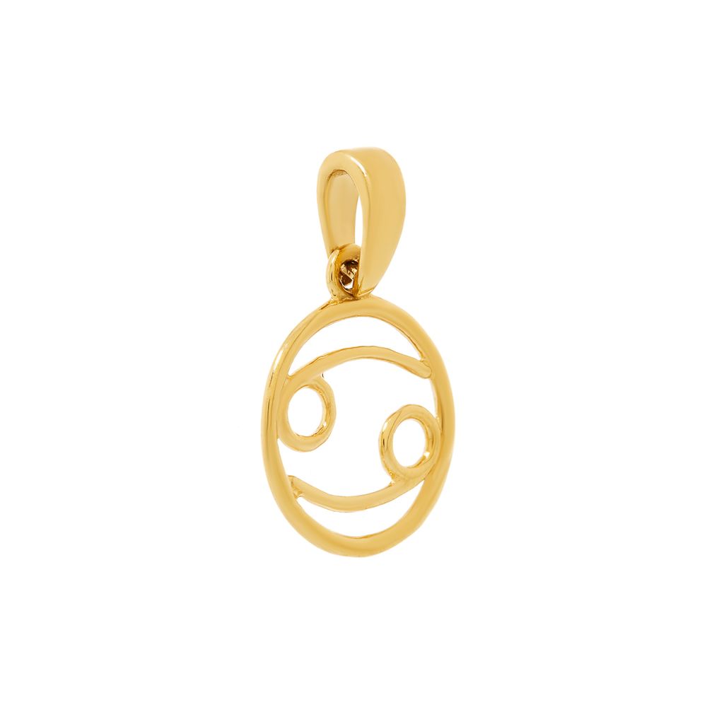Berloque para colar signo câncer de ouro - Beatriz Werebe