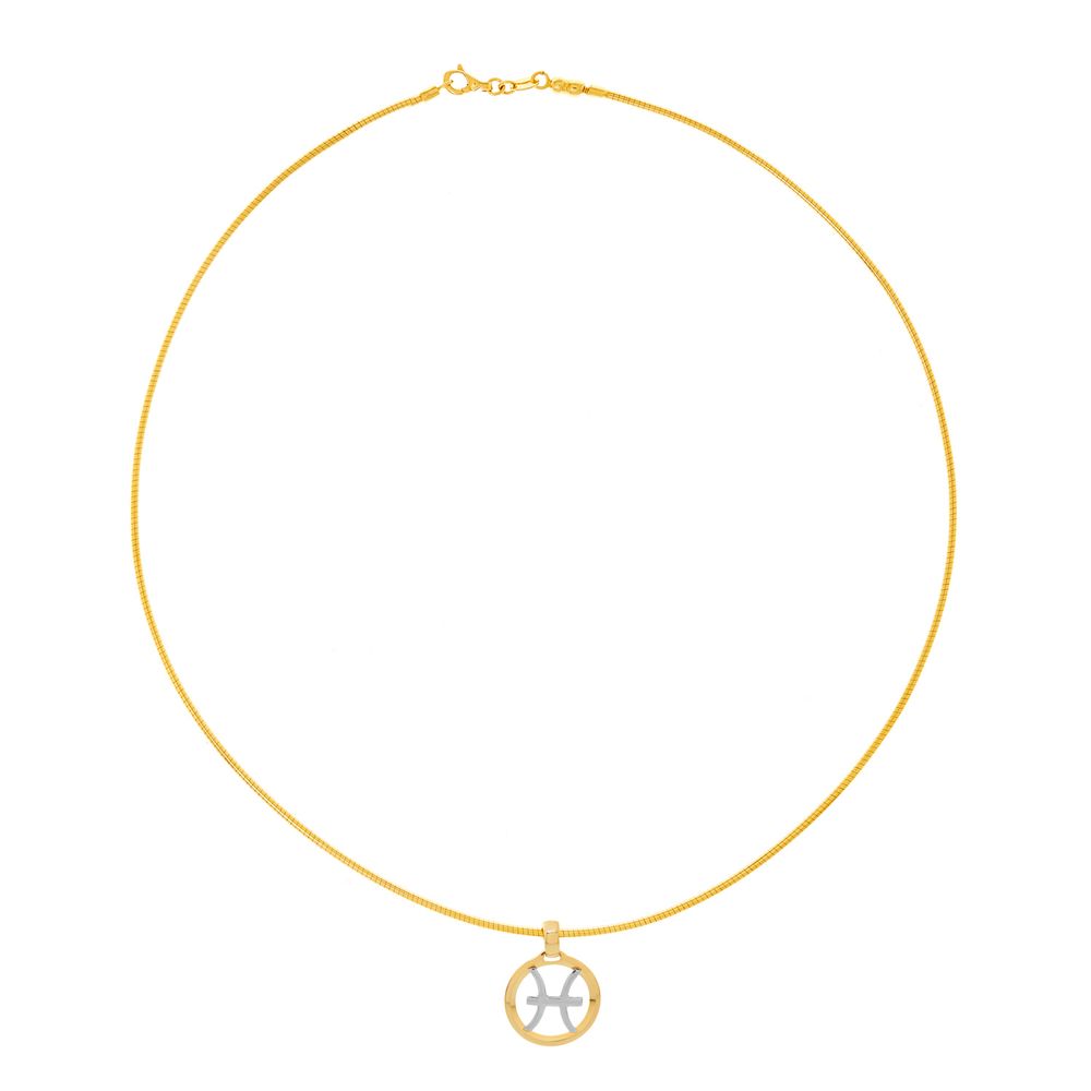 Berloque para colar signo peixes de ouro - Beatriz Werebe