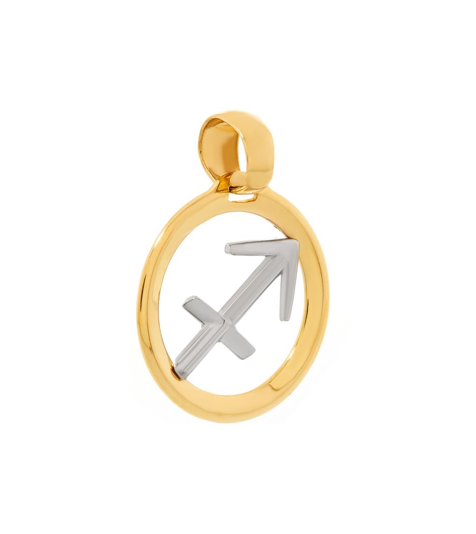 Berloque para colar signo sagitário de ouro - Beatriz Werebe